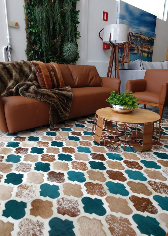 Cowhide Patchwork Rug – Rug House NZ